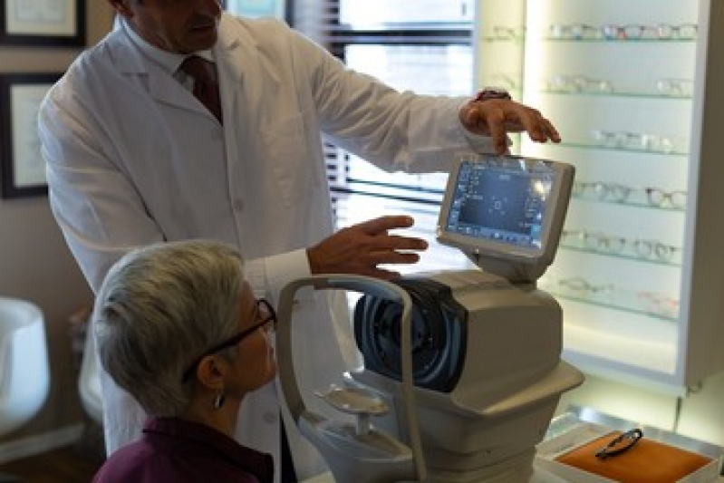 Topografia de Córnea Ceratoscopia Computadorizada Marcar Largo do ...